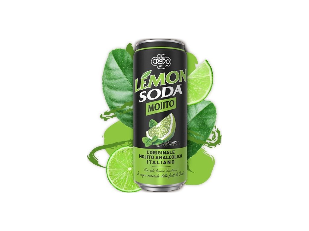 Fonti Di Crodo LemonSoda Mojito 0,33l DRS webshop | Online rendelés és házhozszállítás Budapest